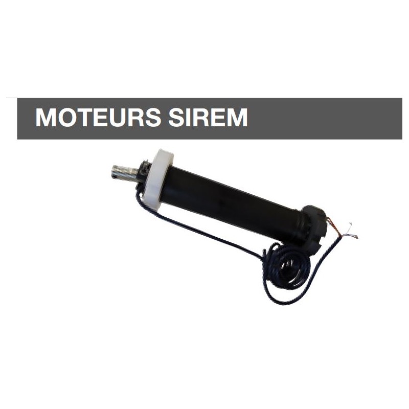 pièces détachées MOTEUR SIREM / UNICUM IMMERGE (pour volets SOFATEC)